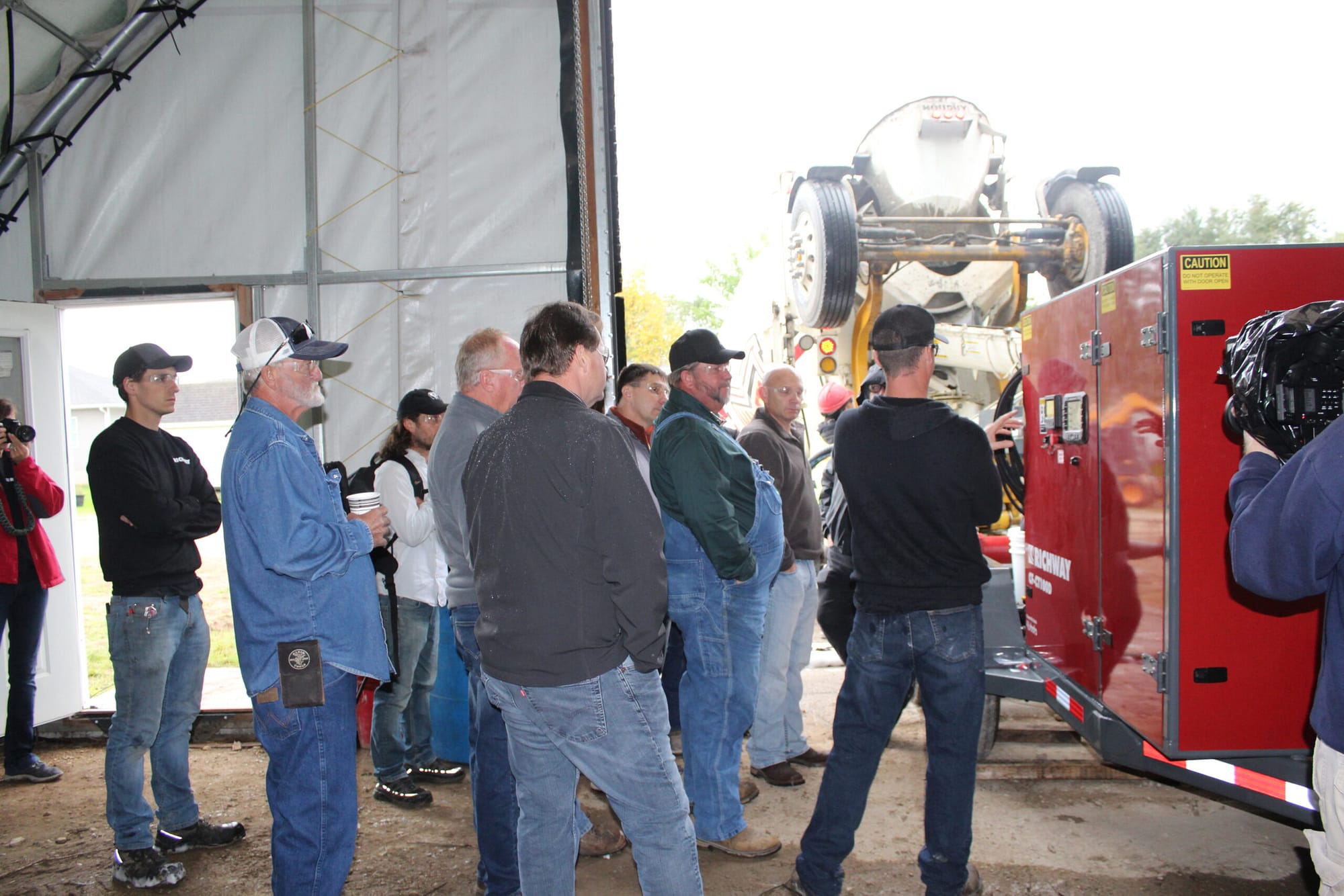 Cellular Concrete Flowability Testing with Varying Densities - Richway ...