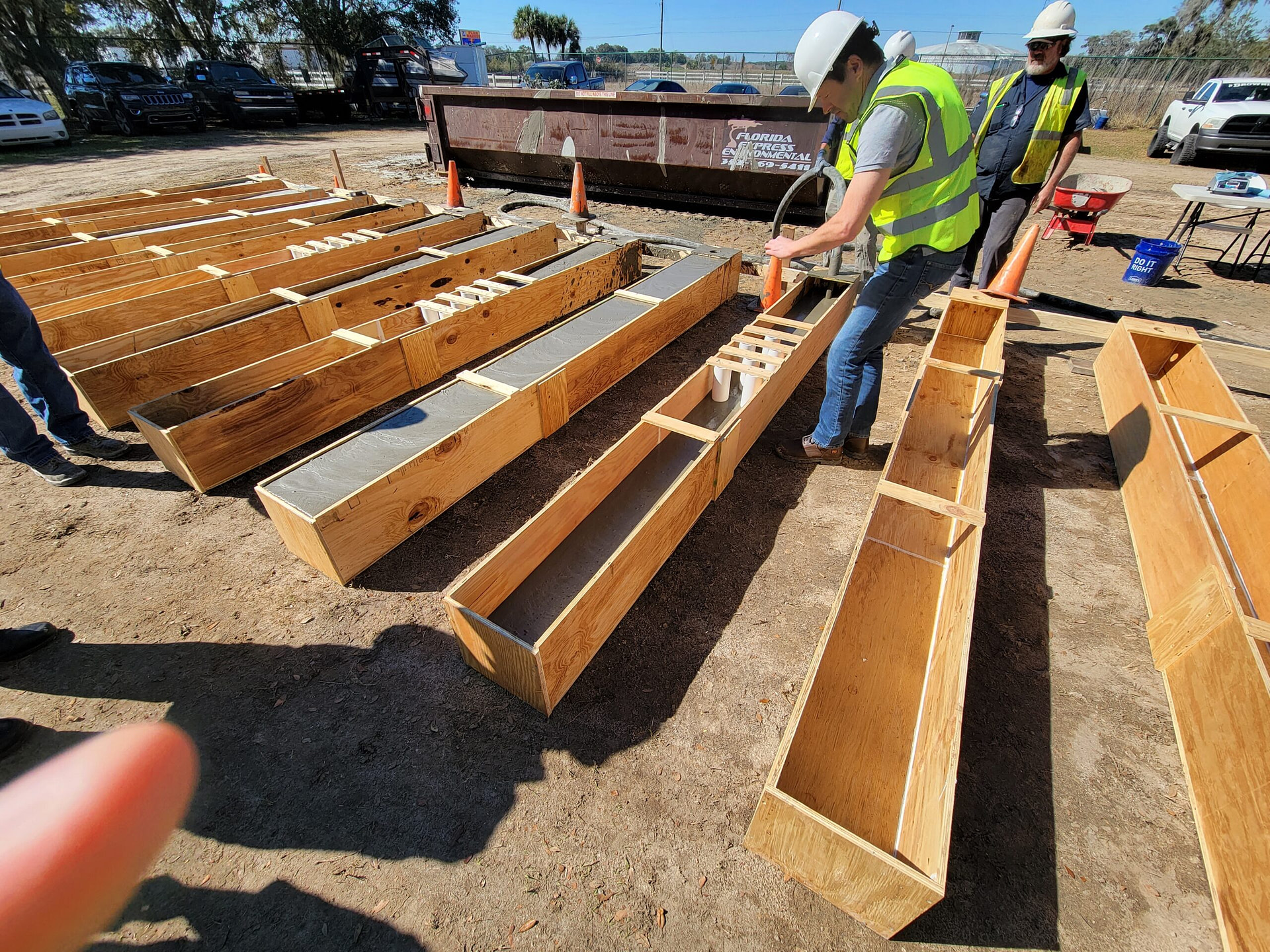 Cellular Concrete Flowability Testing with Varying Densities - Richway ...